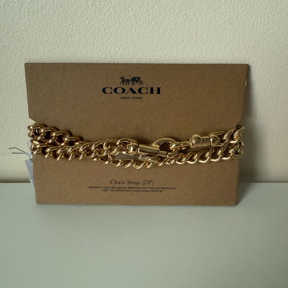 Coach | Accessories | Coach Gold Purse Chain | Poshmark
